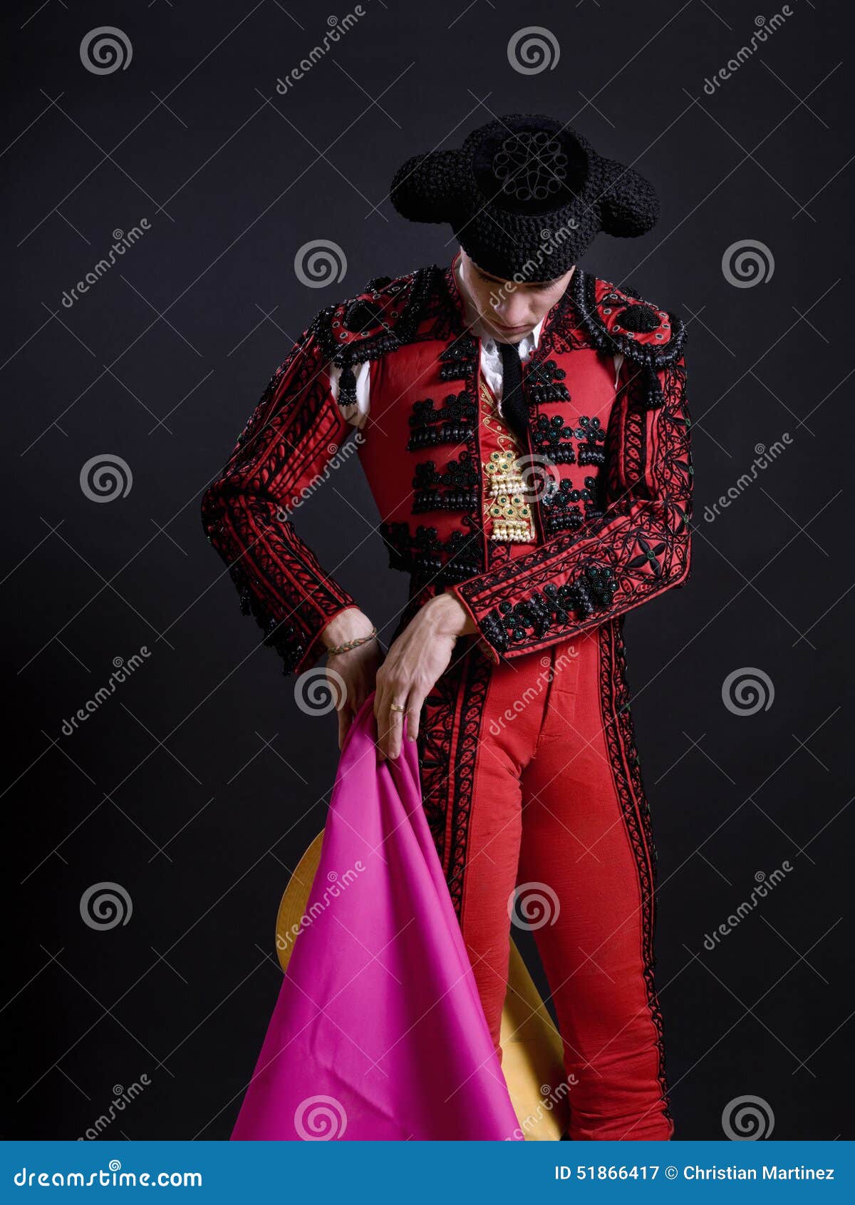 Bullfighter стоковое изображение. изображение насчитывающей анданте ...