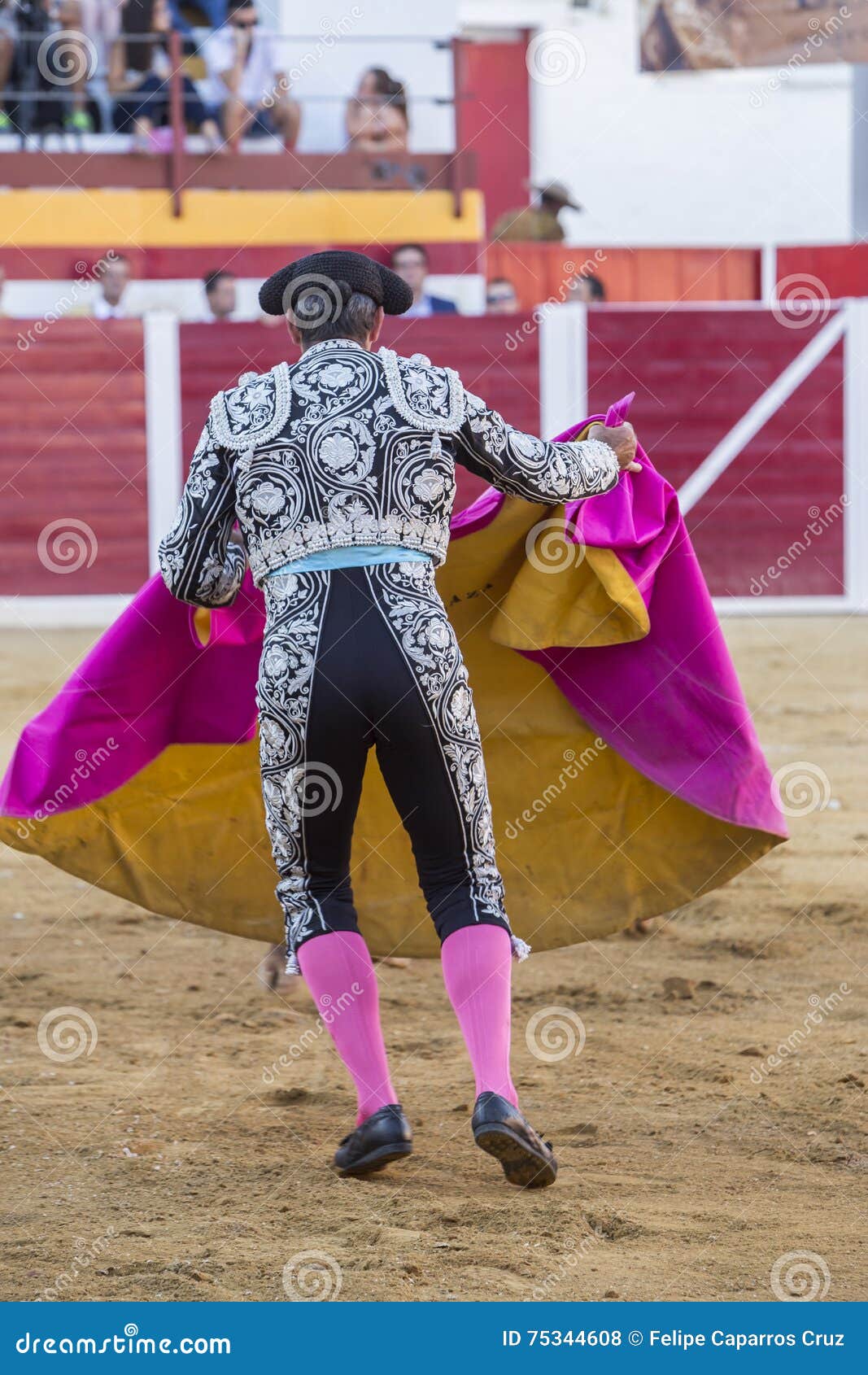 Bullfighter with the Capote or Cape, Sabiote, Spain Editorial Stock ...