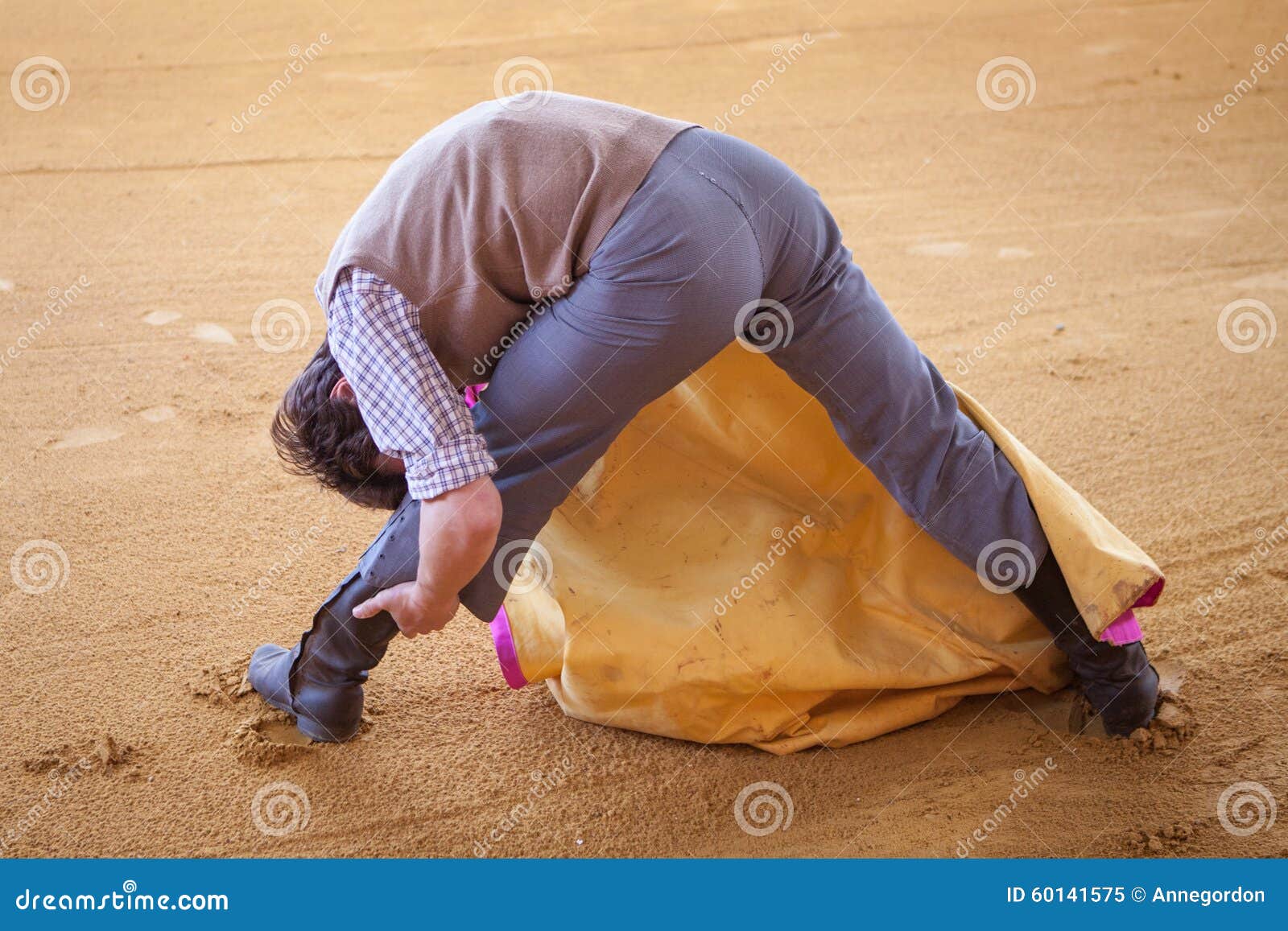 Bullfighter training editorial image. Image of toro, stretching - 60141575