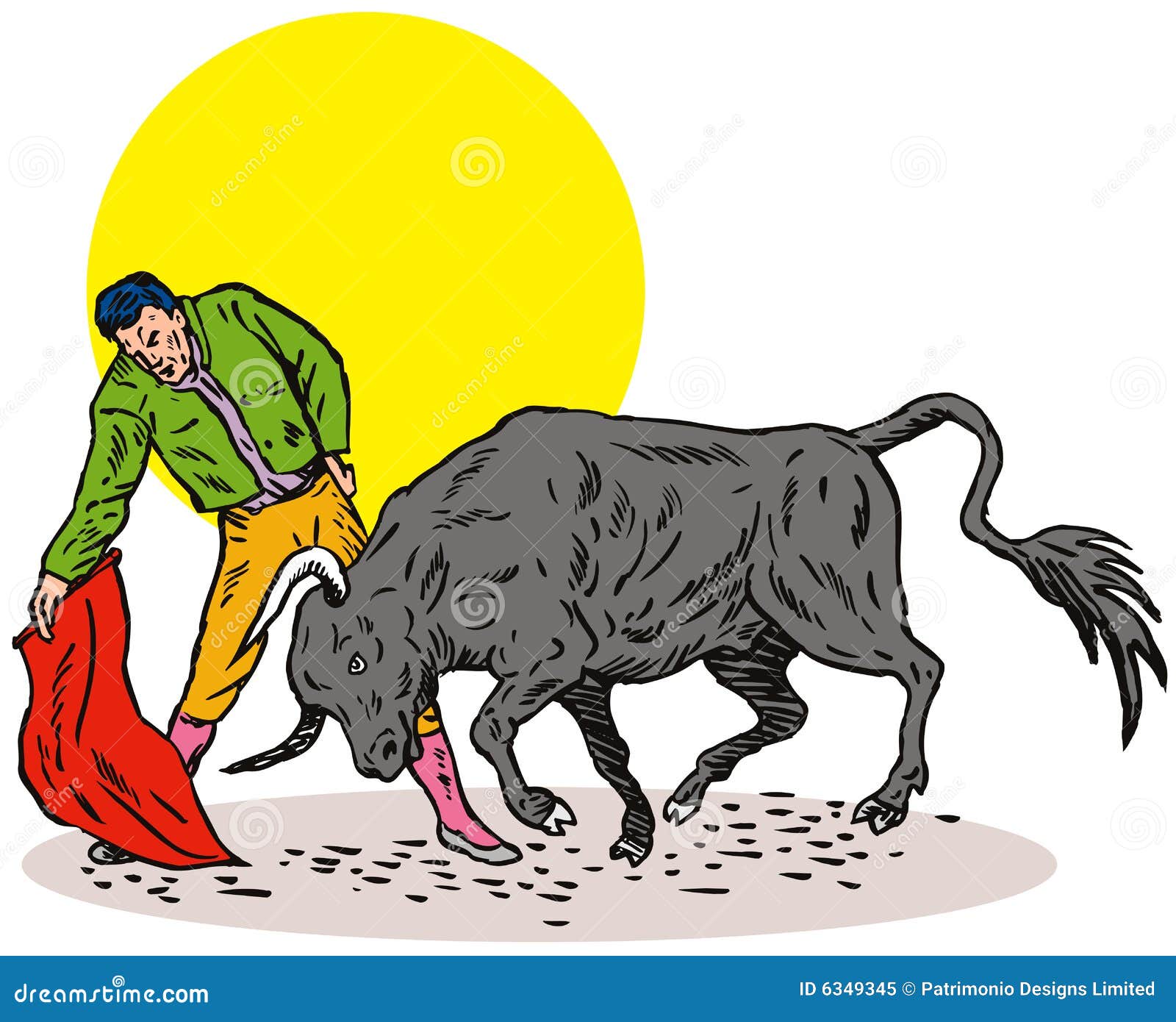Bullfighting Cartoons, Illustrations & Vector Stock Images - 1633 ...