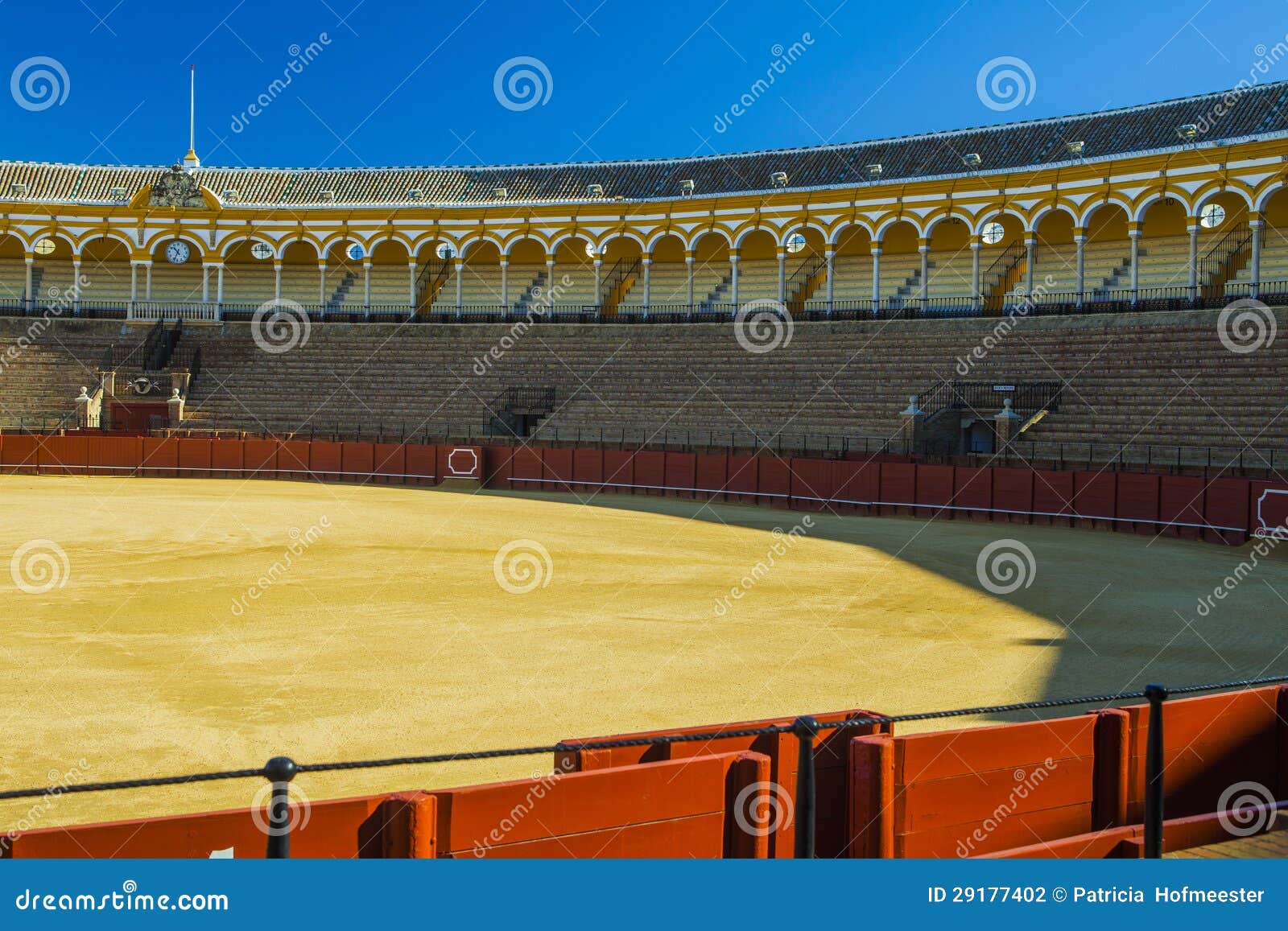 Bullfighting arena stock photo. Image of indoor, arena - 29177402
