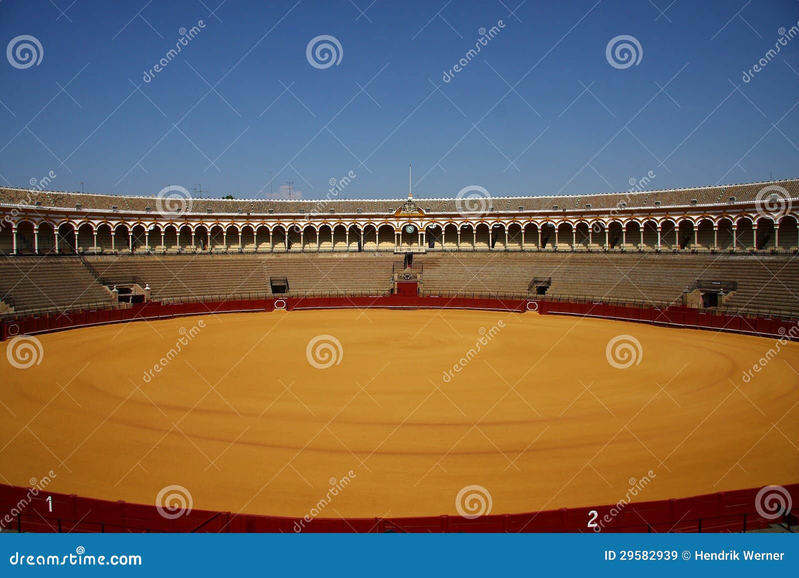 Bullfighting arena stock image. Image of bullfighting - 29582939