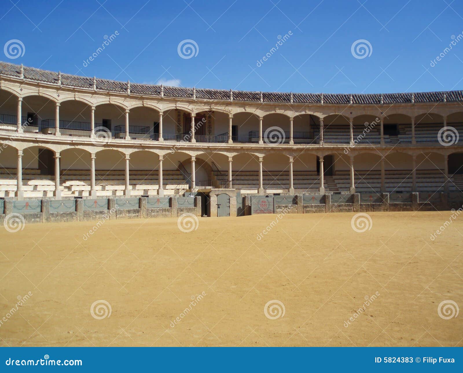 Bullfighting arena stock image. Image of arch, bullring - 5824383