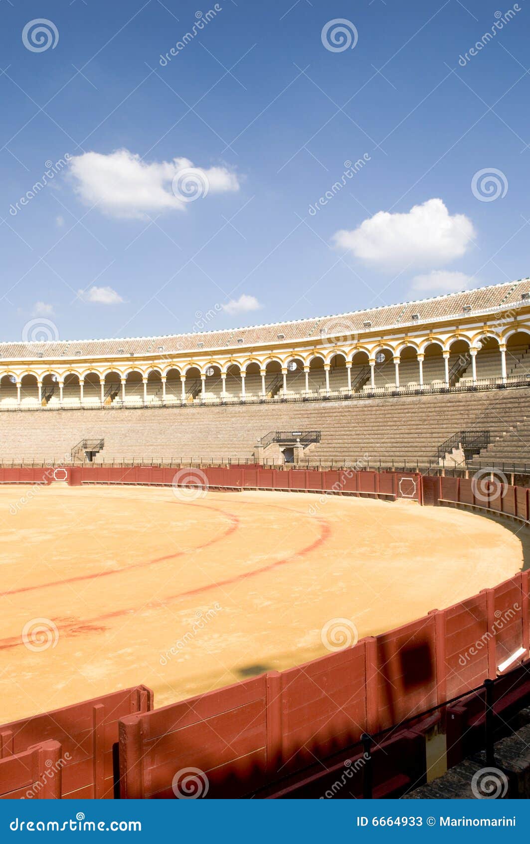 Bullfighting arena stock image. Image of plaza, combat - 6664933