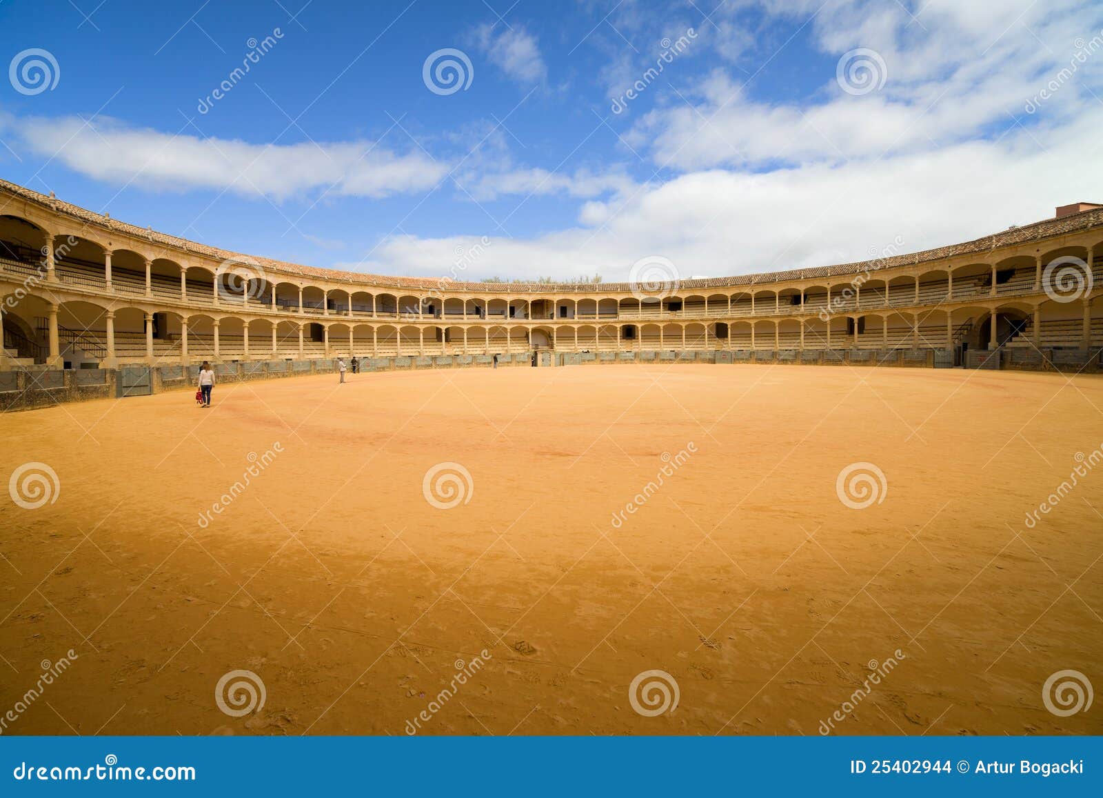 Bullfighting Arena in Ronda Stock Photo - Image of bullfight, bullring ...
