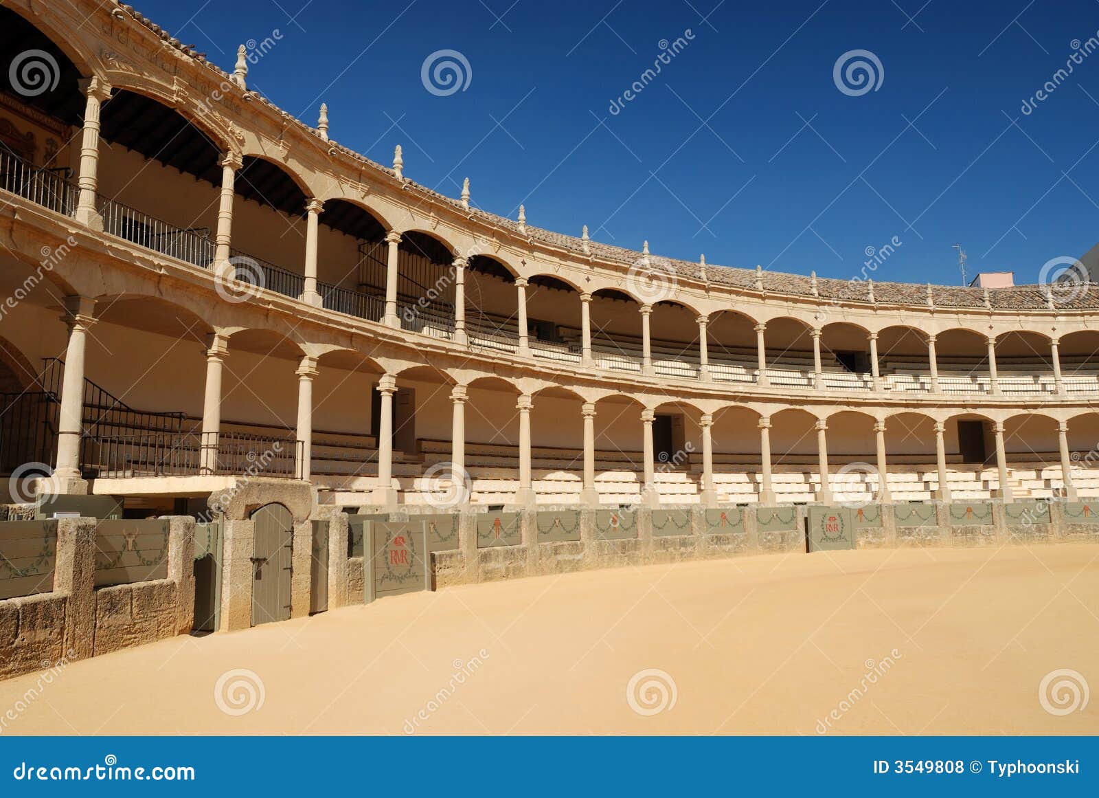 Bullfighting Arena in Ronda Stock Photo - Image of bullfight, arena ...