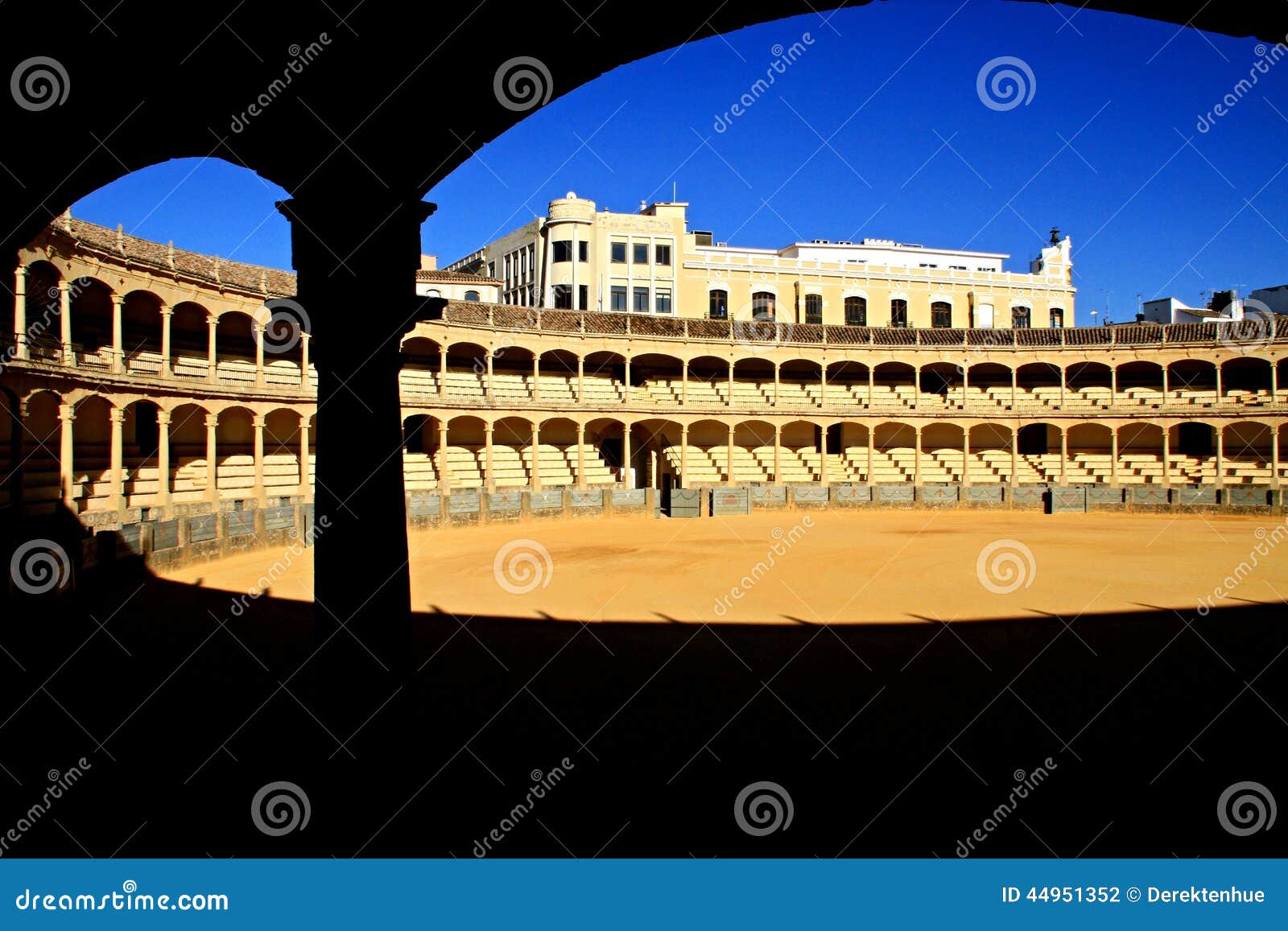 Bullfighting stock photo. Image of building, europe, bullfight - 44951352
