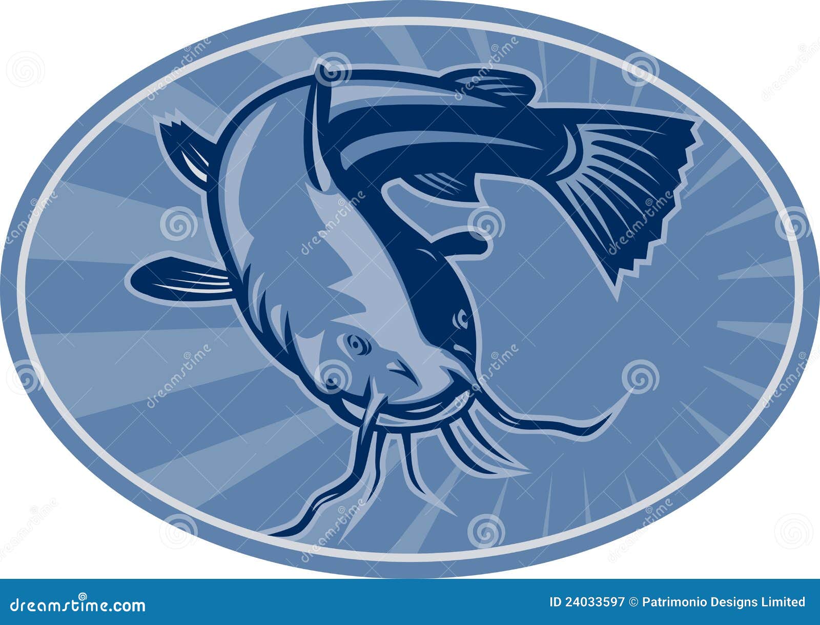 Bullhead Catfish Retro Woodcut Stock Vector - Illustration of marine ...