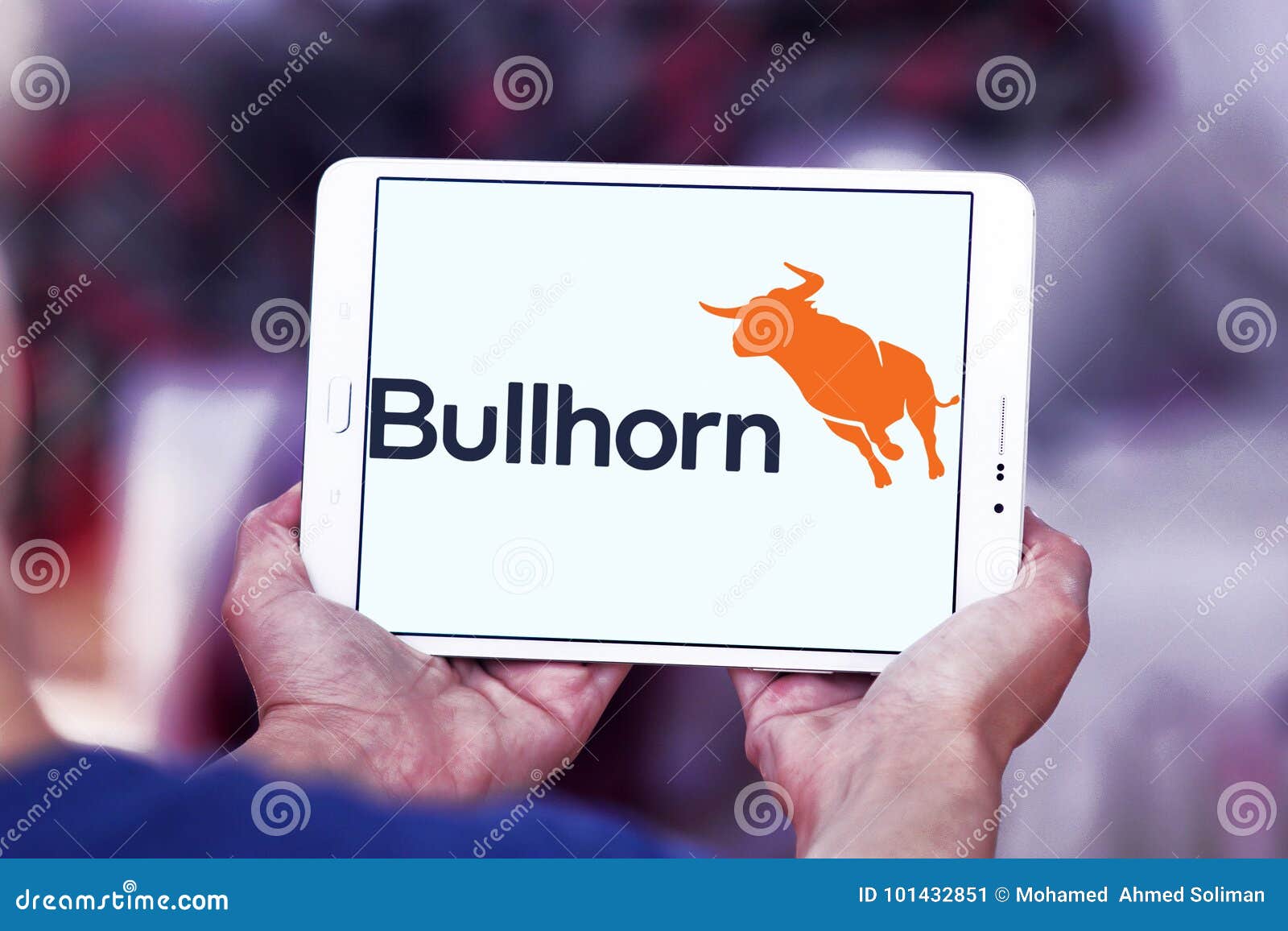 Bullhorn Cloud Computing Company Logo Editorial Photo - Image of ...