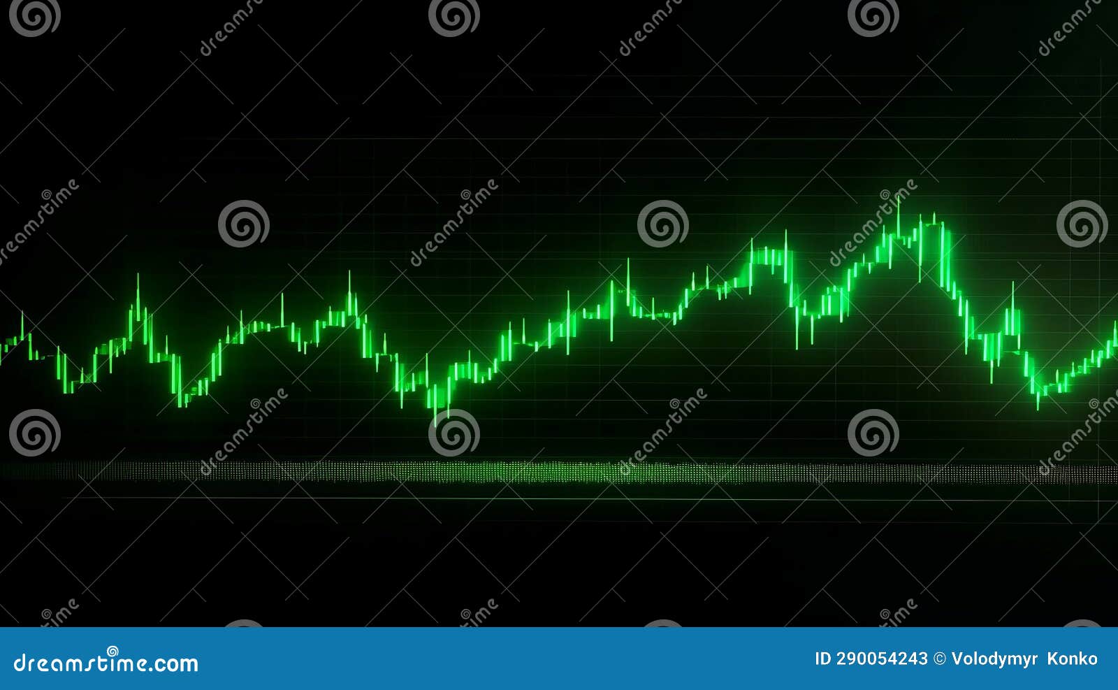 Bullish Green Bitcoin Chart Rising Up, Created with Generative Ai ...