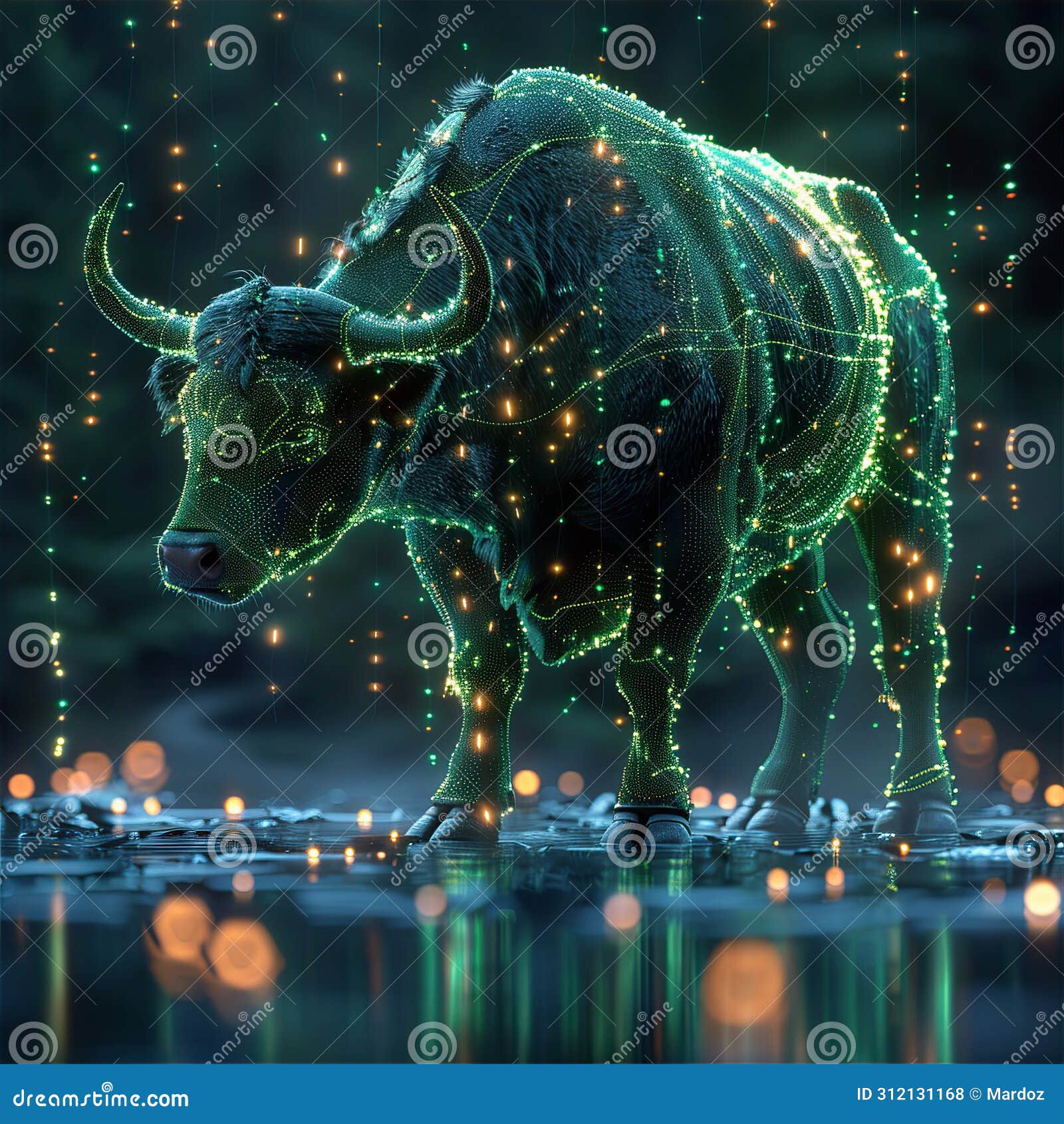 Bullish Trading Chart Illustration Stock Illustration - Illustration of ...