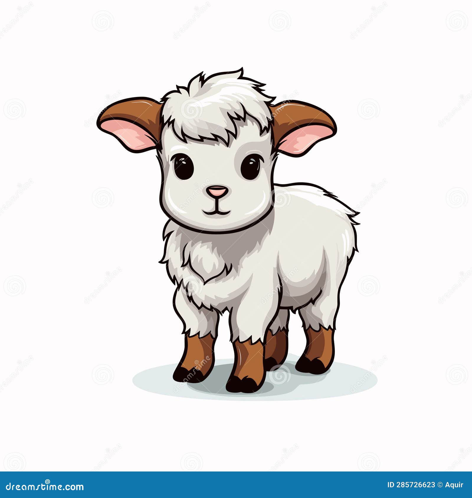 Bullock Hand-drawn Illustration. Bullock. Vector Doodle Style Cartoon ...