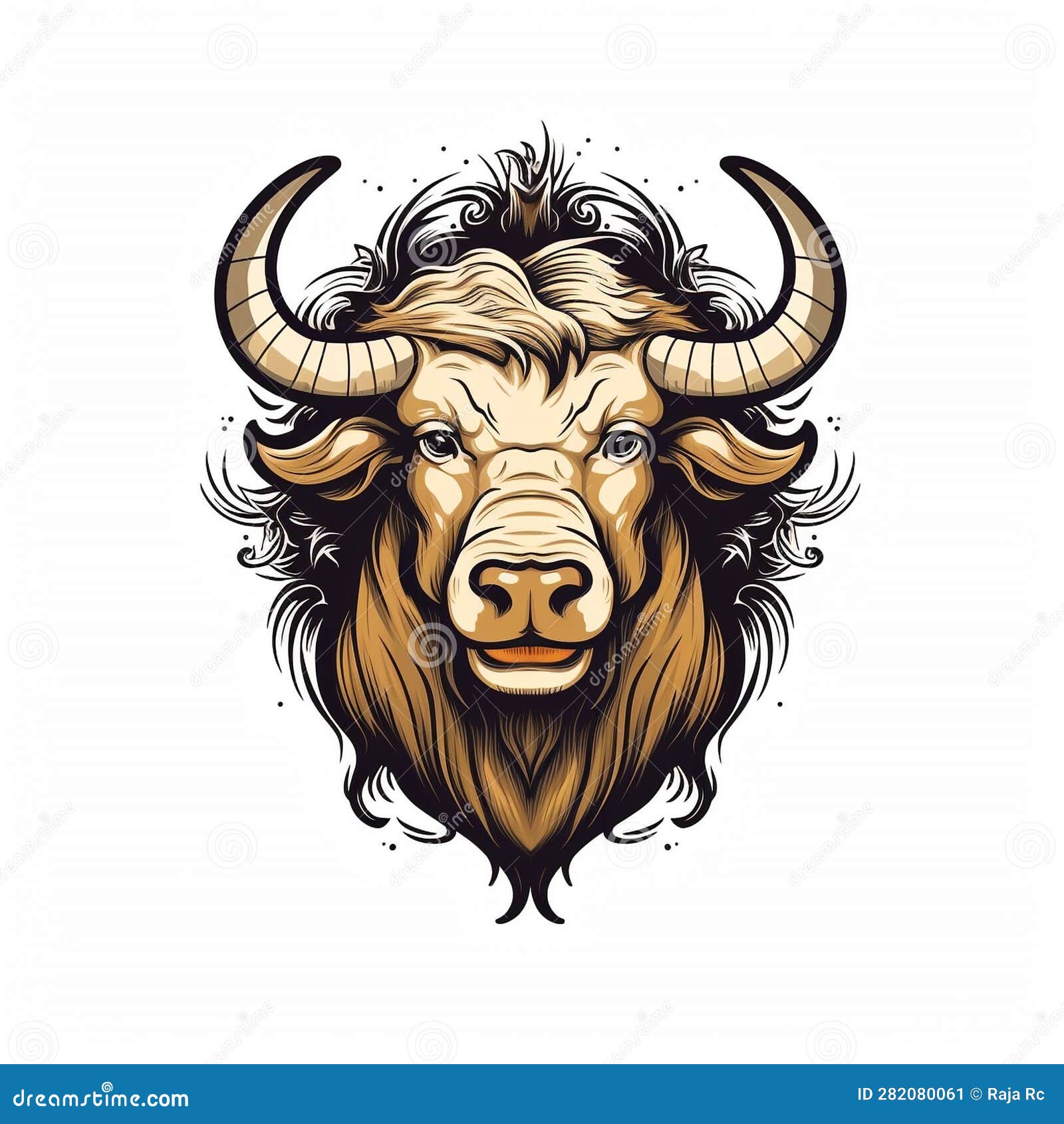Bullock logo stock illustration. Illustration of cattle - 282080061