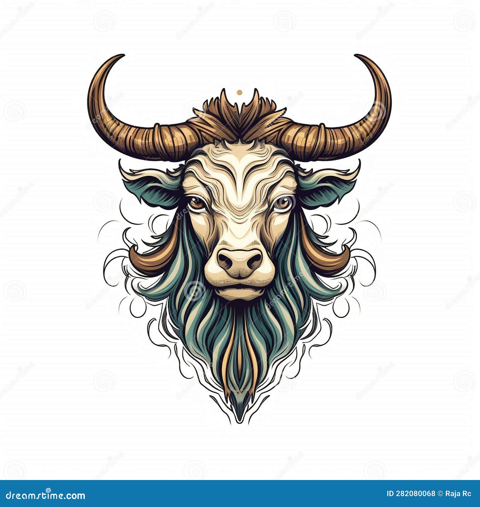 Bullock logo stock illustration. Illustration of emblem - 282080068
