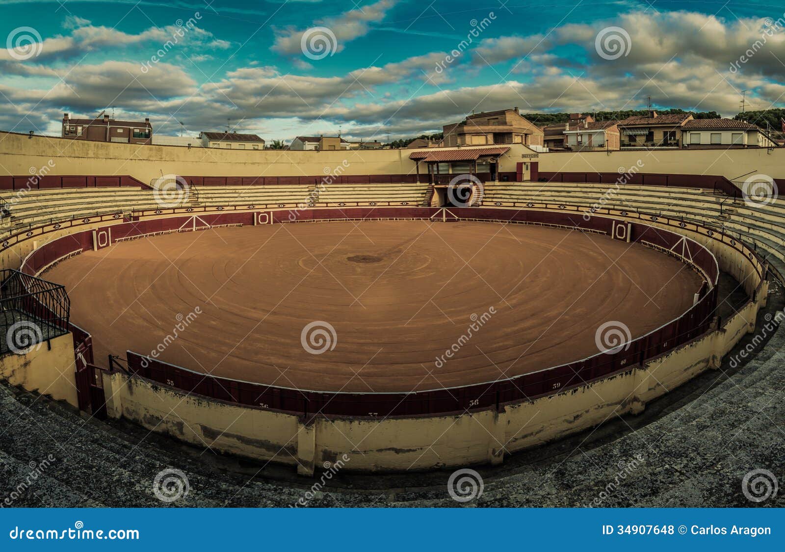 Bullring stock photo. Image of bull, toro, empty, seats - 34907648