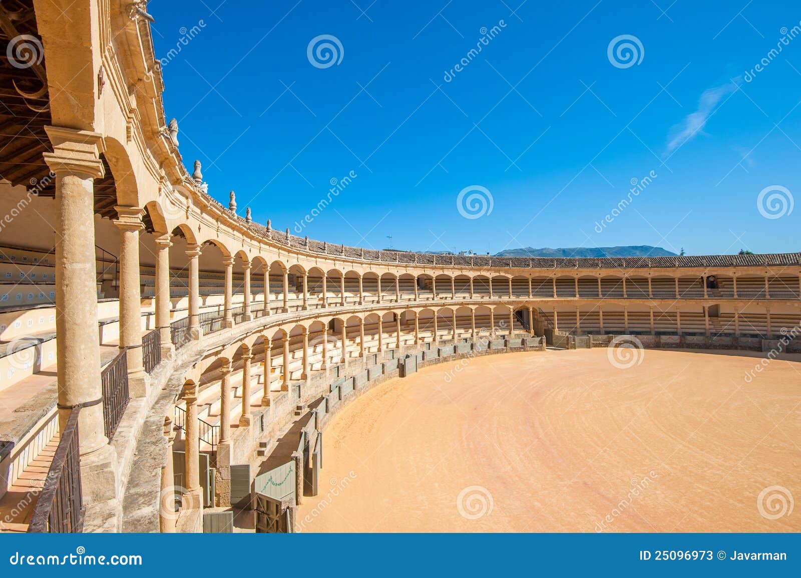 Ronda, Spain. Illuminated New Bridge Over Guadalevin River Royalty-Free ...