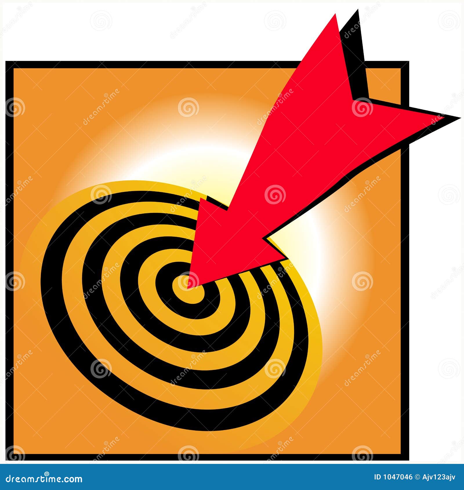 Bulls Eye Bullseye Success Stock Photography | CartoonDealer.com #602228