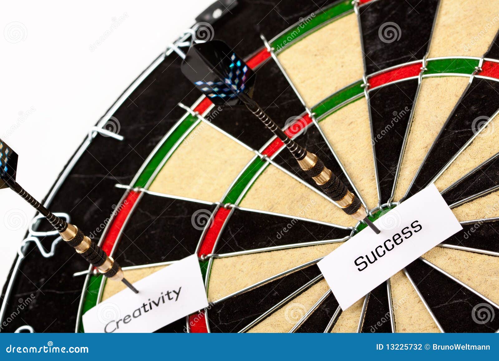 Bulls Eye Success! stock photo. Image of panel, business - 13225732