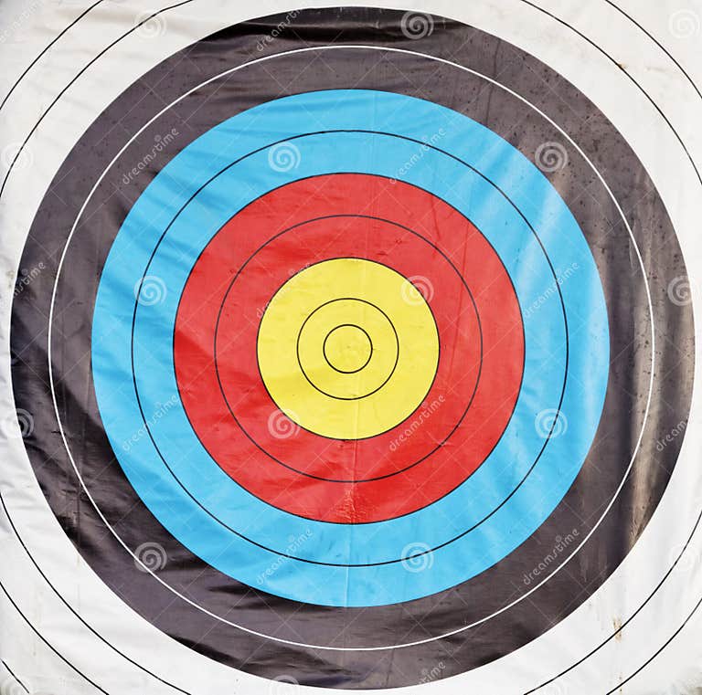 Bulls eye target stock image. Image of target, white - 24130273