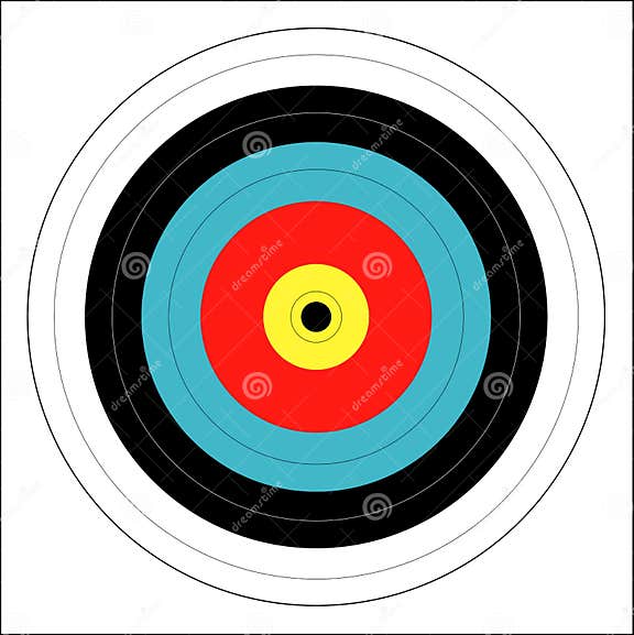 Bulls Eye stock vector. Illustration of circles, background - 90652522