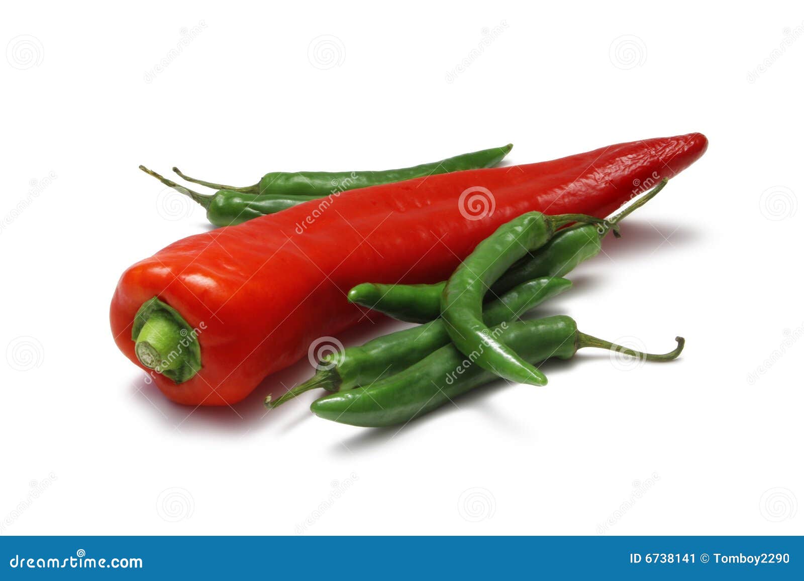 Bulls Horn Chili stock image. Image of chilli, pepper - 6738141