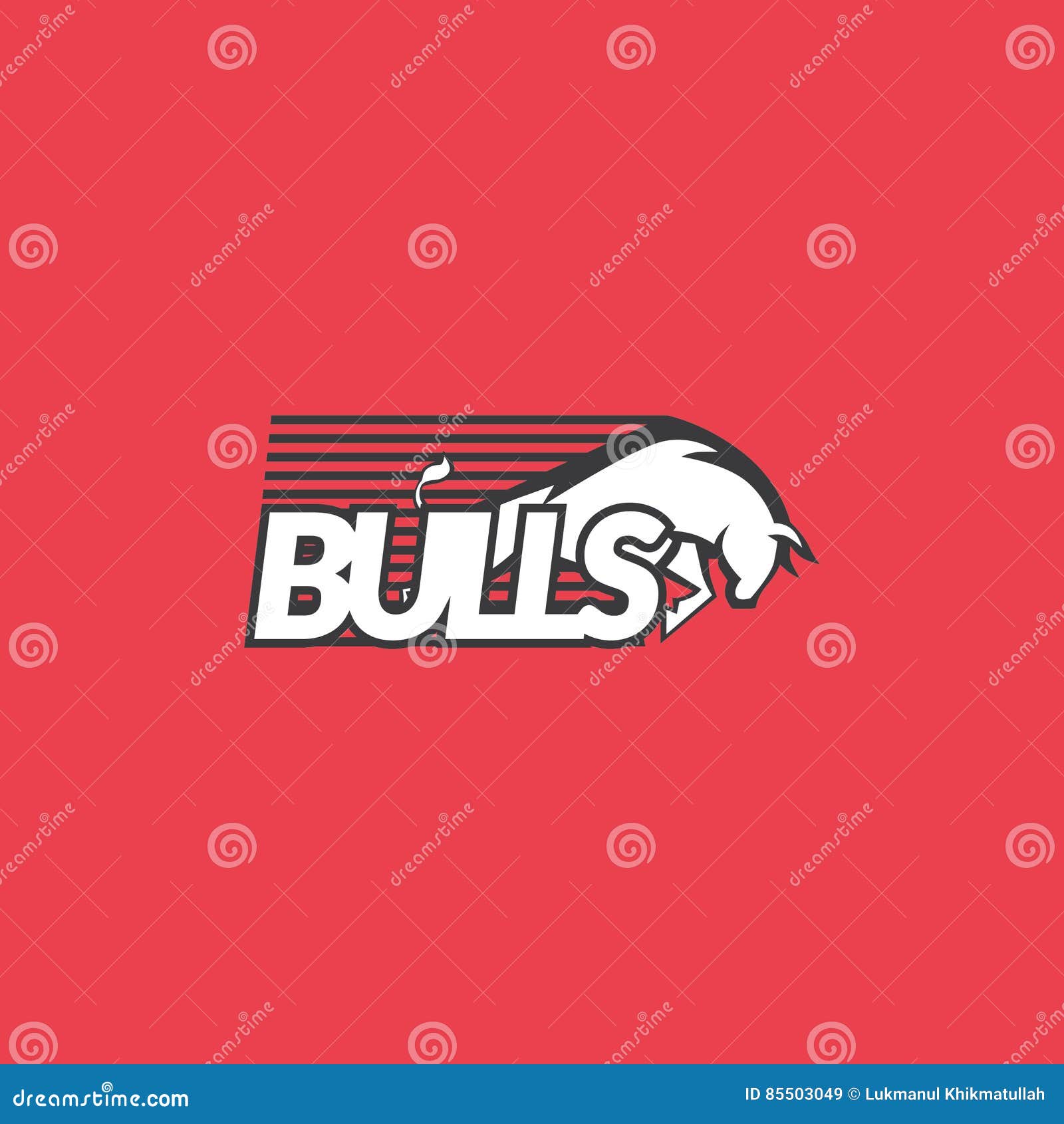 Bulls logo stock illustration. Illustration of emblem - 85503049