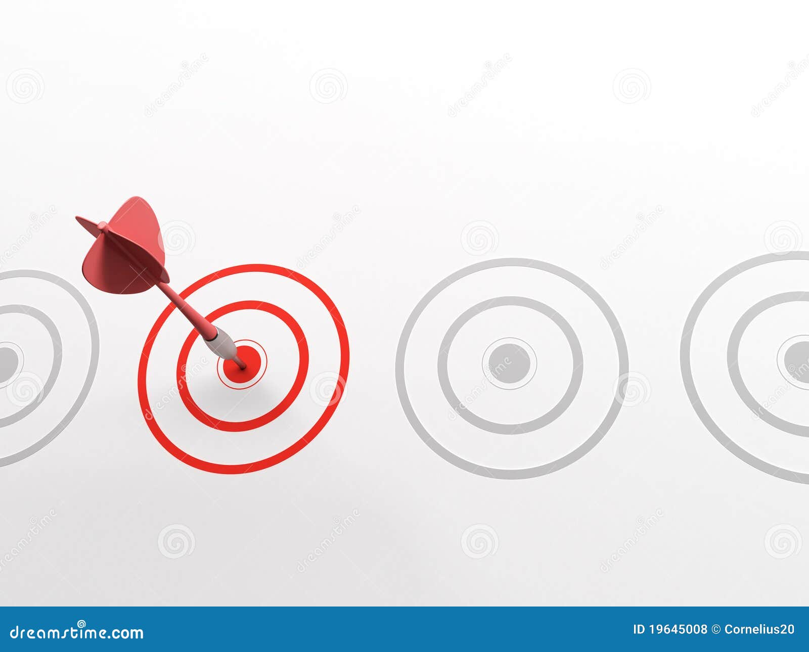 Bullseye stock illustration. Illustration of arrow, bullseye - 19645008