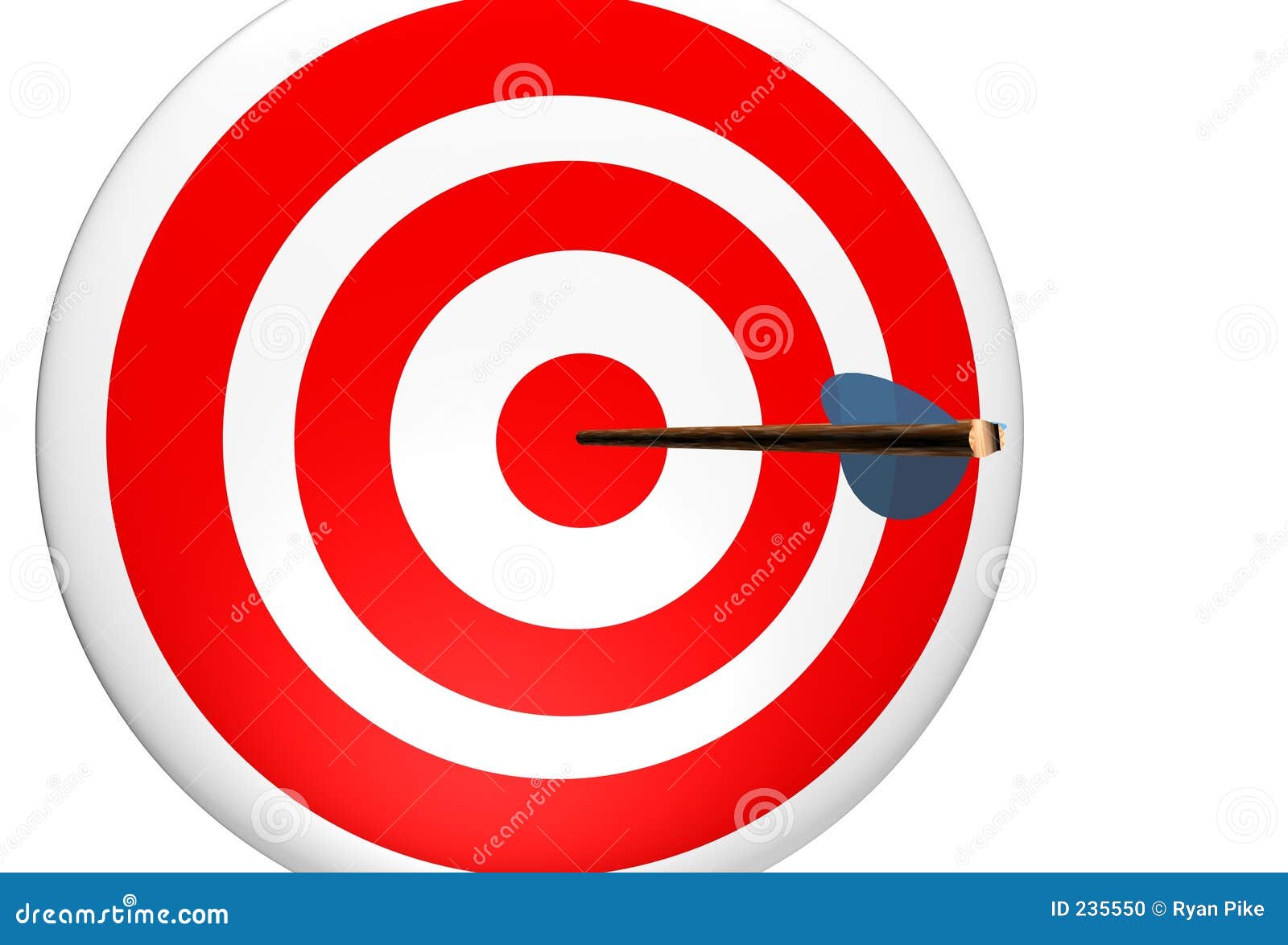 Bullseye stock illustration. Illustration of wooden, sport - 235550