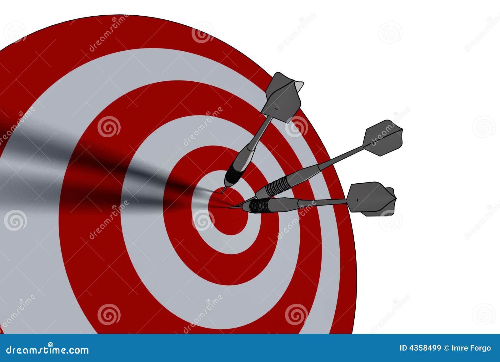 Bullseye stock illustration. Illustration of business - 4358499