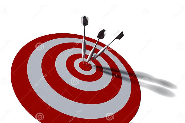 Bullseye stock illustration. Illustration of excellence - 4358501