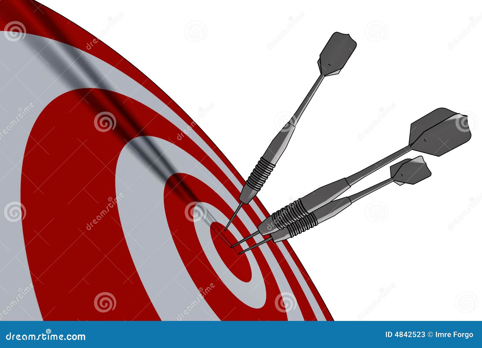 Bullseye stock illustration. Illustration of corporate - 4842523