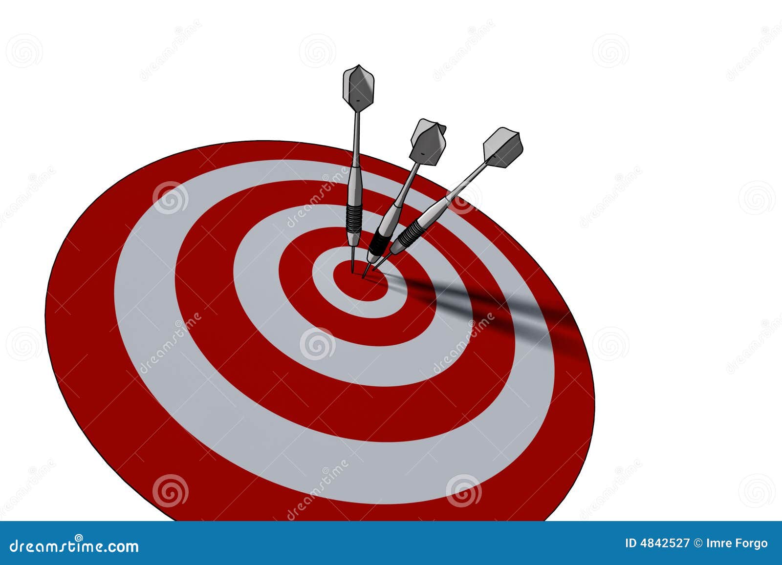 Bullseye stock illustration. Illustration of idea, concept - 4842527