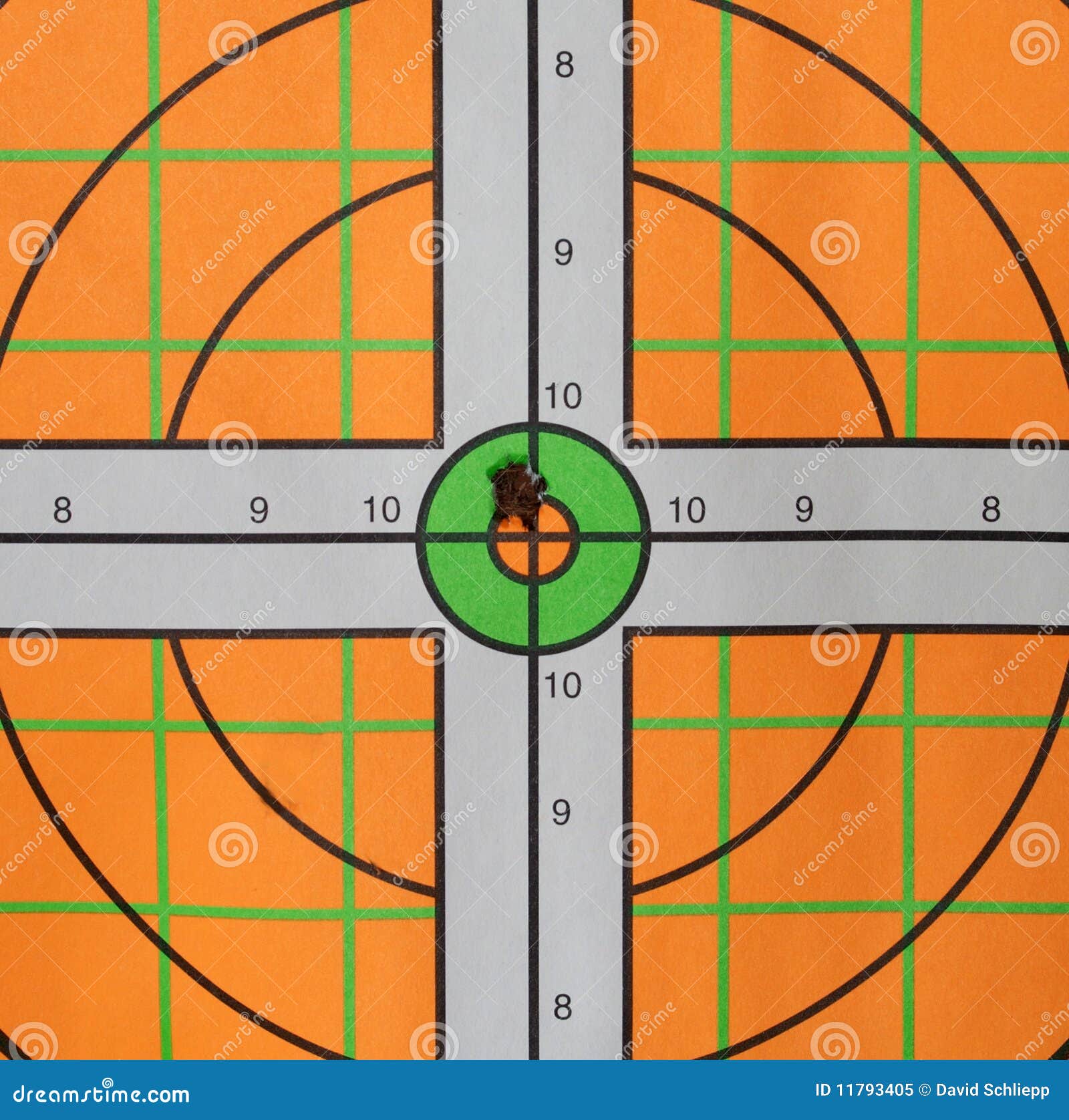 Bullseye Bullet Hole stock image. Image of shot, target - 11793405