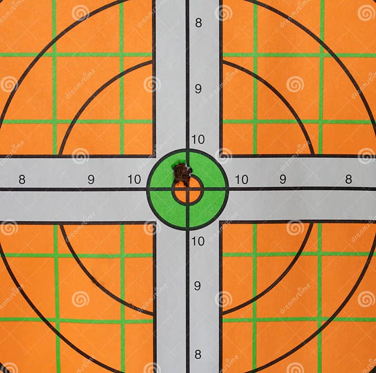 Bullseye Bullet Hole stock image. Image of shot, target - 11793405
