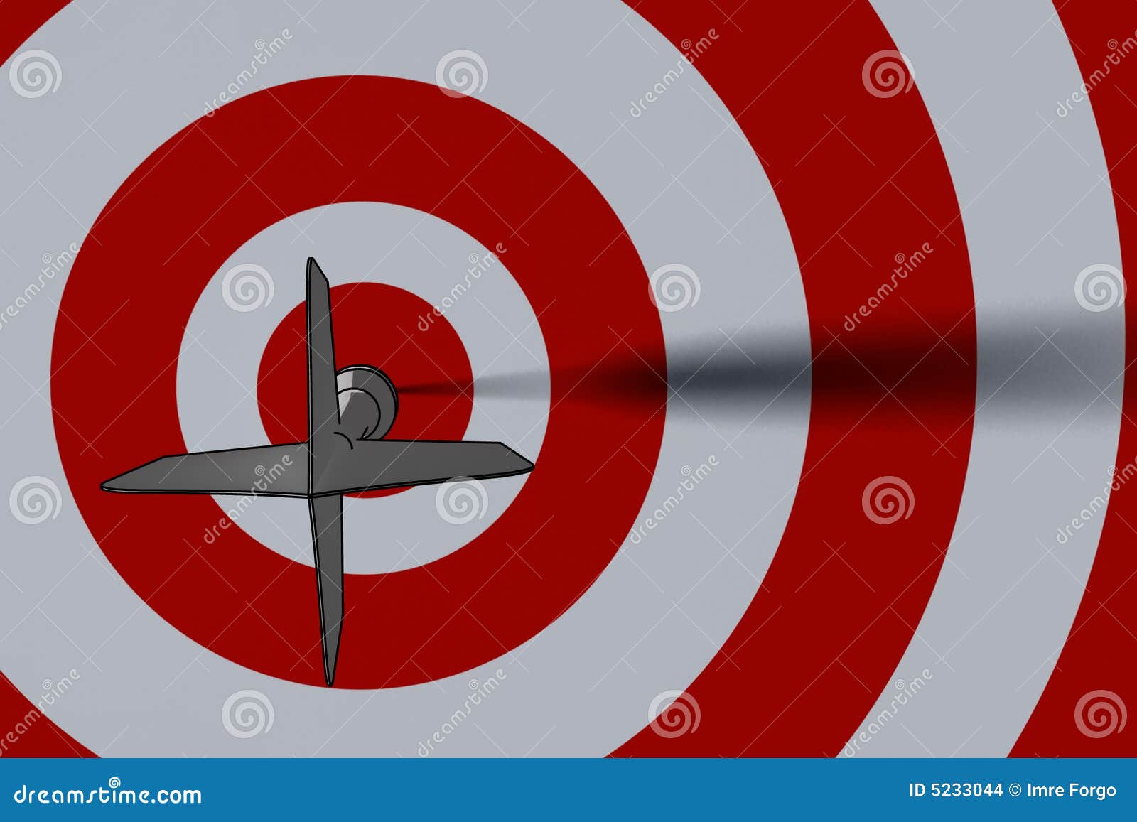 Bullseye - Business Concept Stock Illustration - Illustration of sport ...