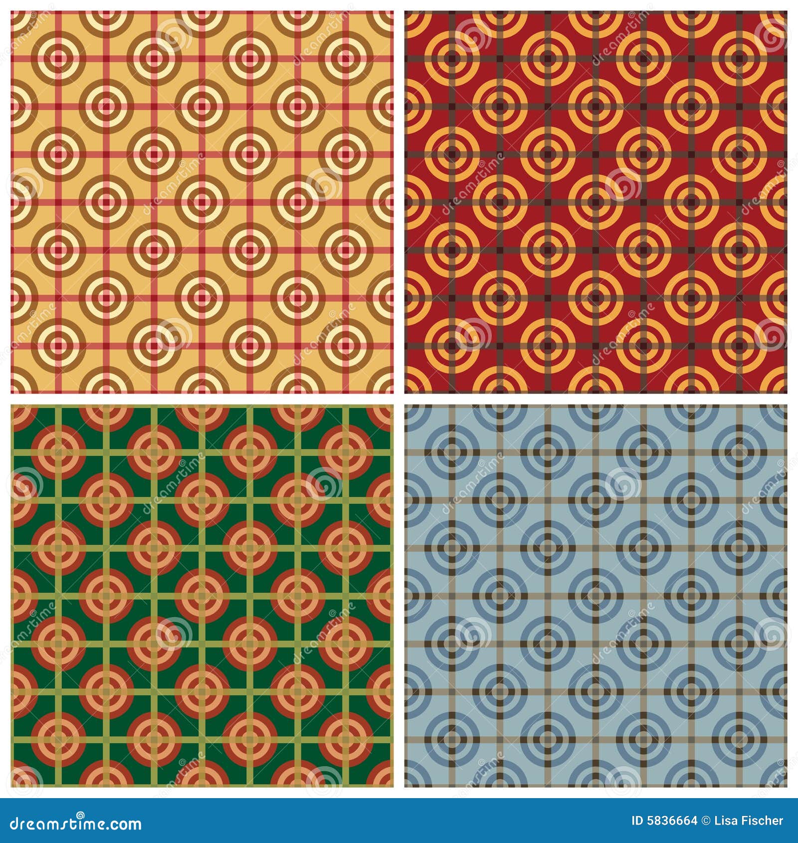 Bullseye Pattern stock vector. Illustration of wear, target - 5836664