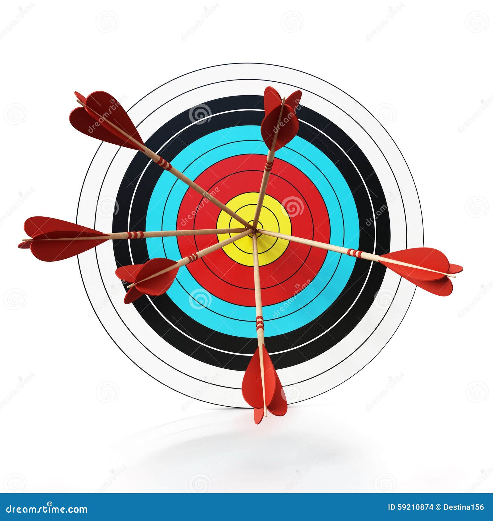 Bullseye stock illustration. Illustration of target, icon - 59210874