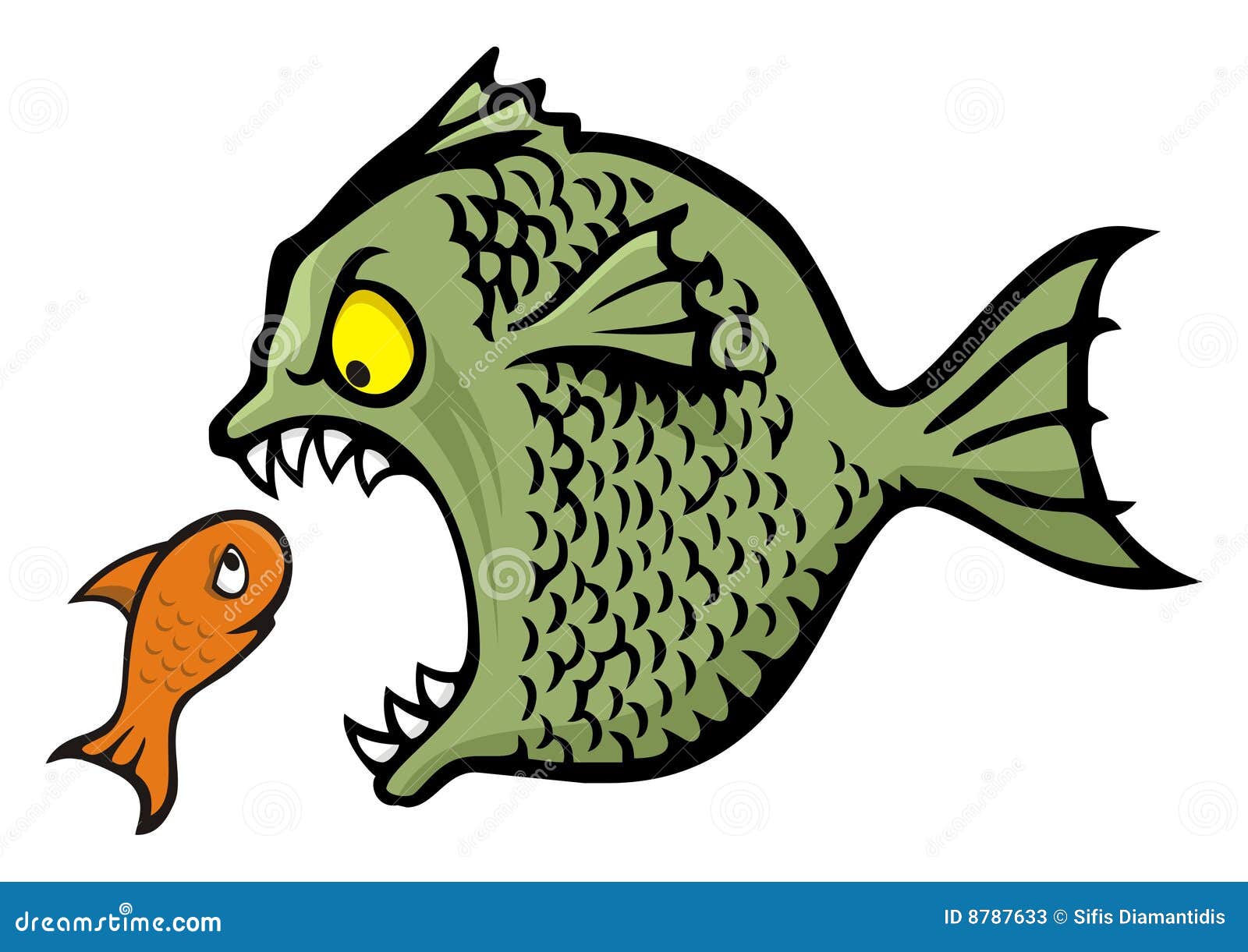Mad Fish Cartoon
