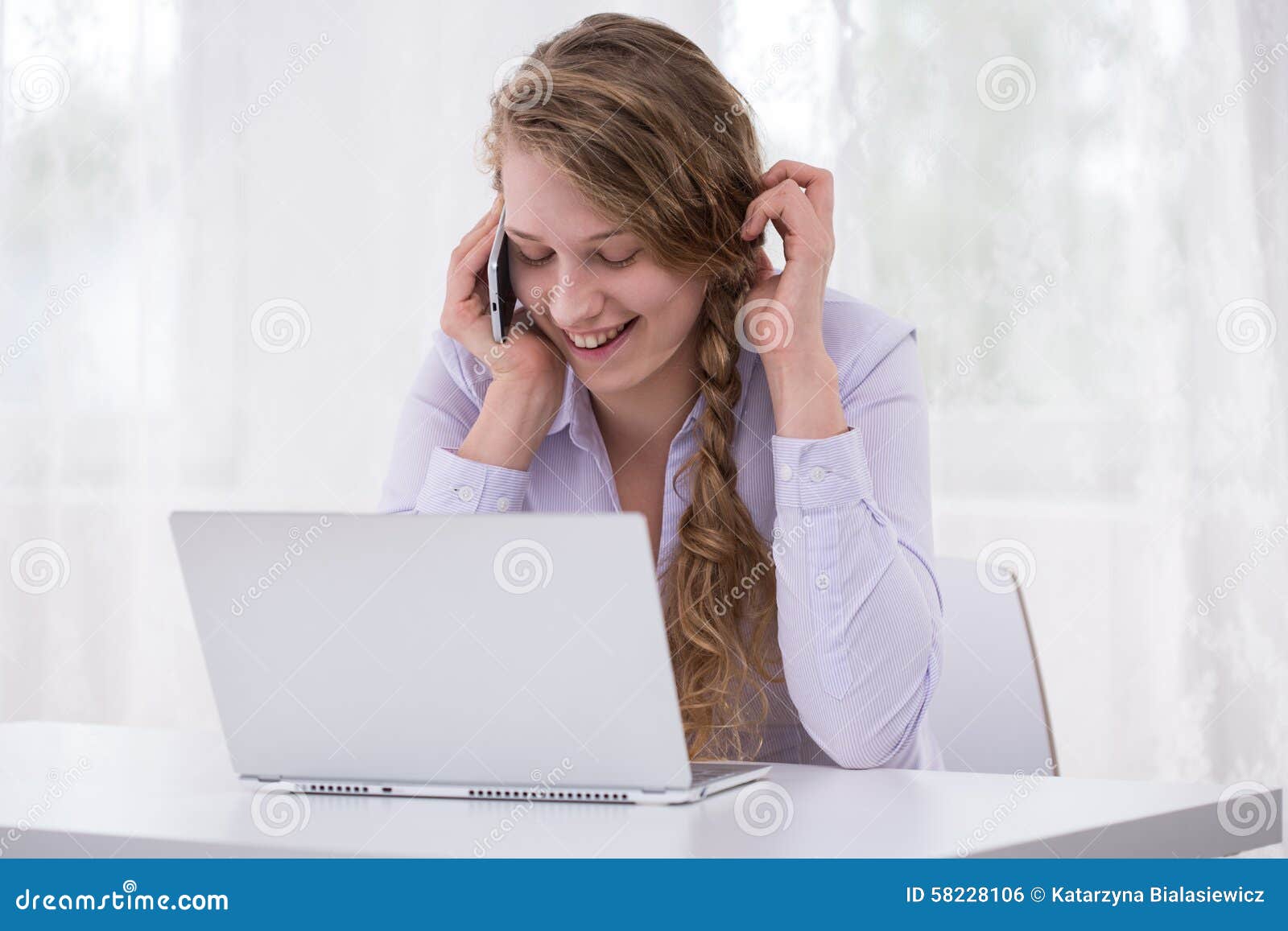 Bad Bully Girl Making Funny Face Royalty-Free Stock Image ...