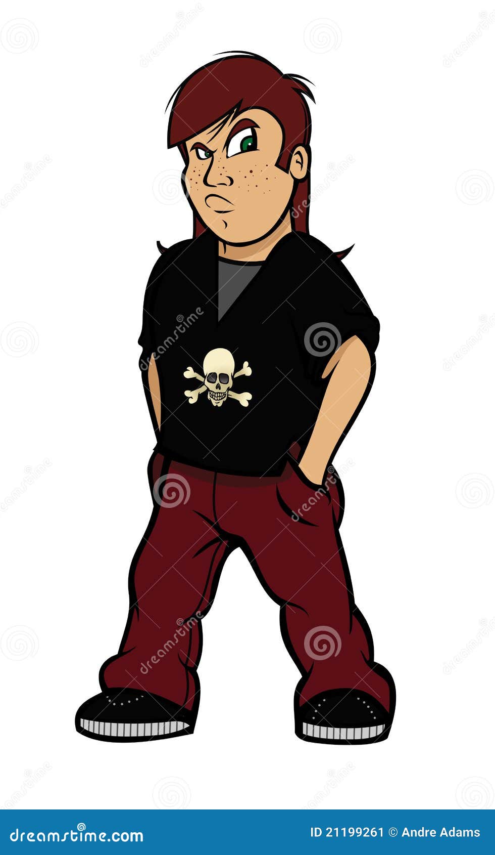 Bully kid stock vector. Illustration of tough, bully - 21199261