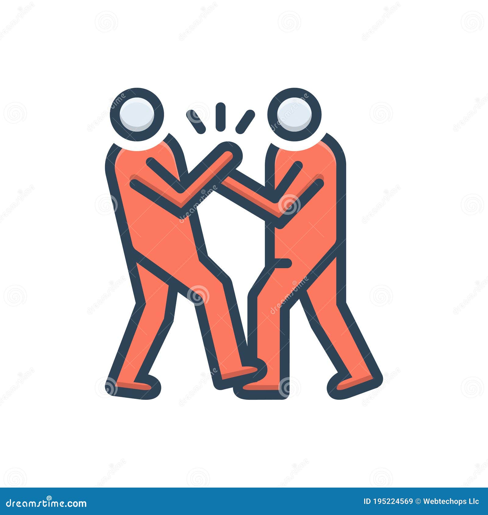 Mix Icon For Oppression, Harassment And Persecution Cartoon Vector ...