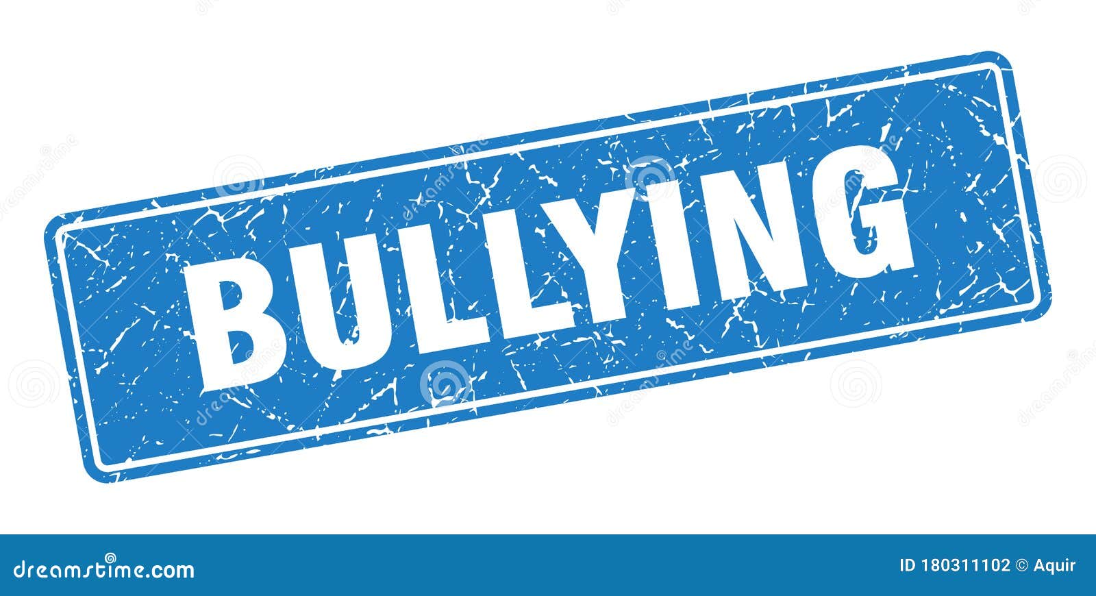 Bullying Sign. Bullying Grunge Stamp Stock Vector - Illustration of ...