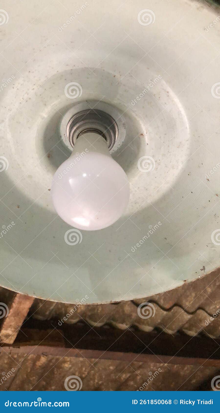 Bulp hanging on ceiling stock photo. Image of light - 261850068