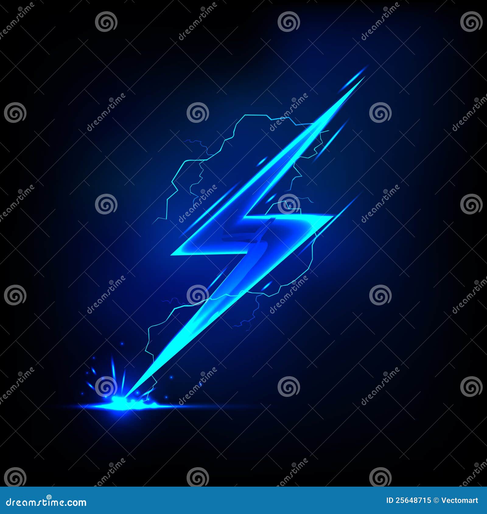 Blixt Stock Illustrationer, Vektorer, & Clipart – (154,552 Stock ...