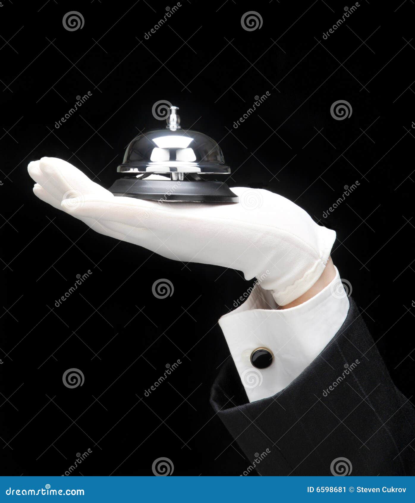 Butler with Call Bell stock image. Image of valet, bell - 6598681