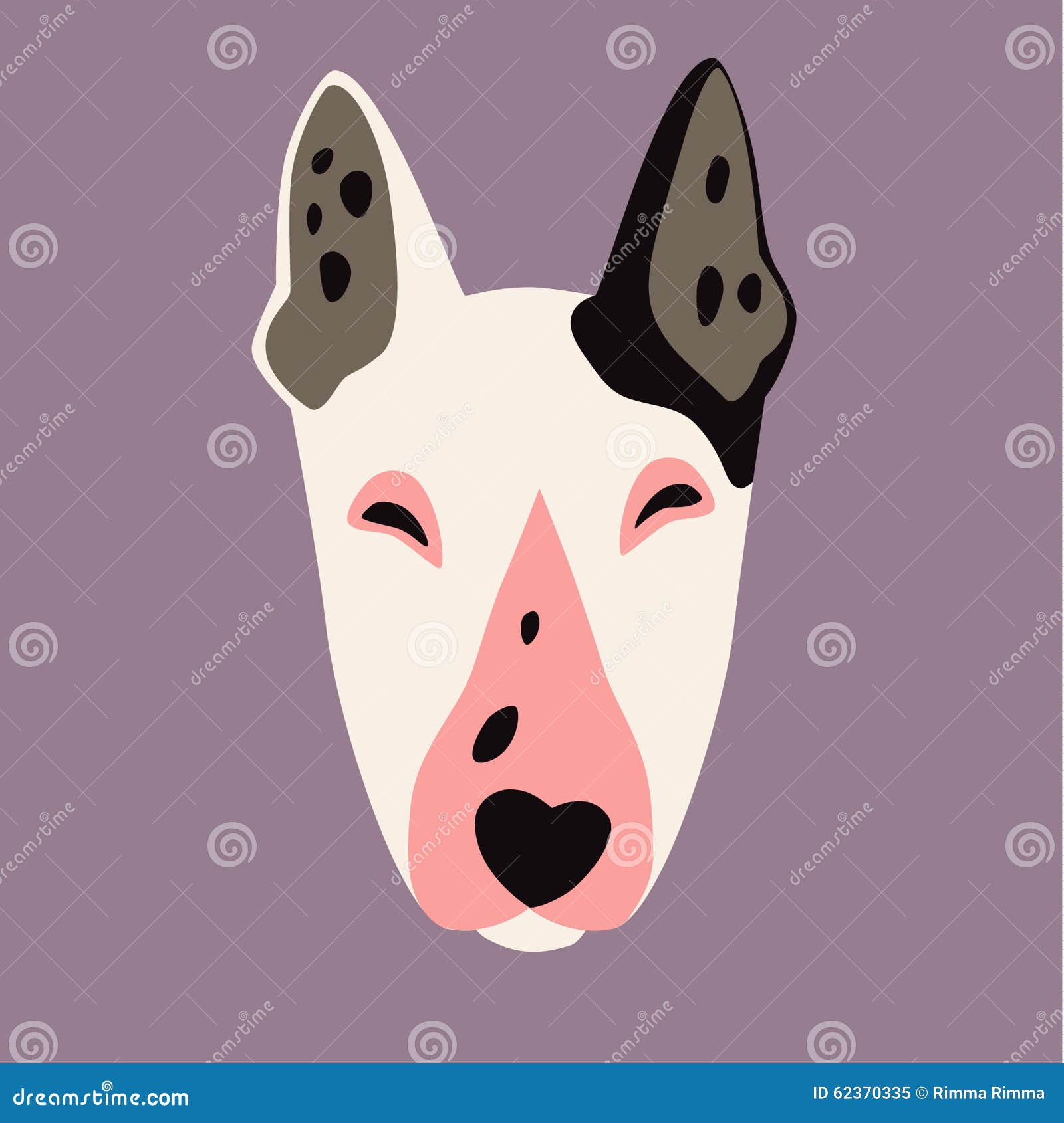 Bulyteryer, Breed Dog Square Icon Stock Vector - Illustration of breeds ...