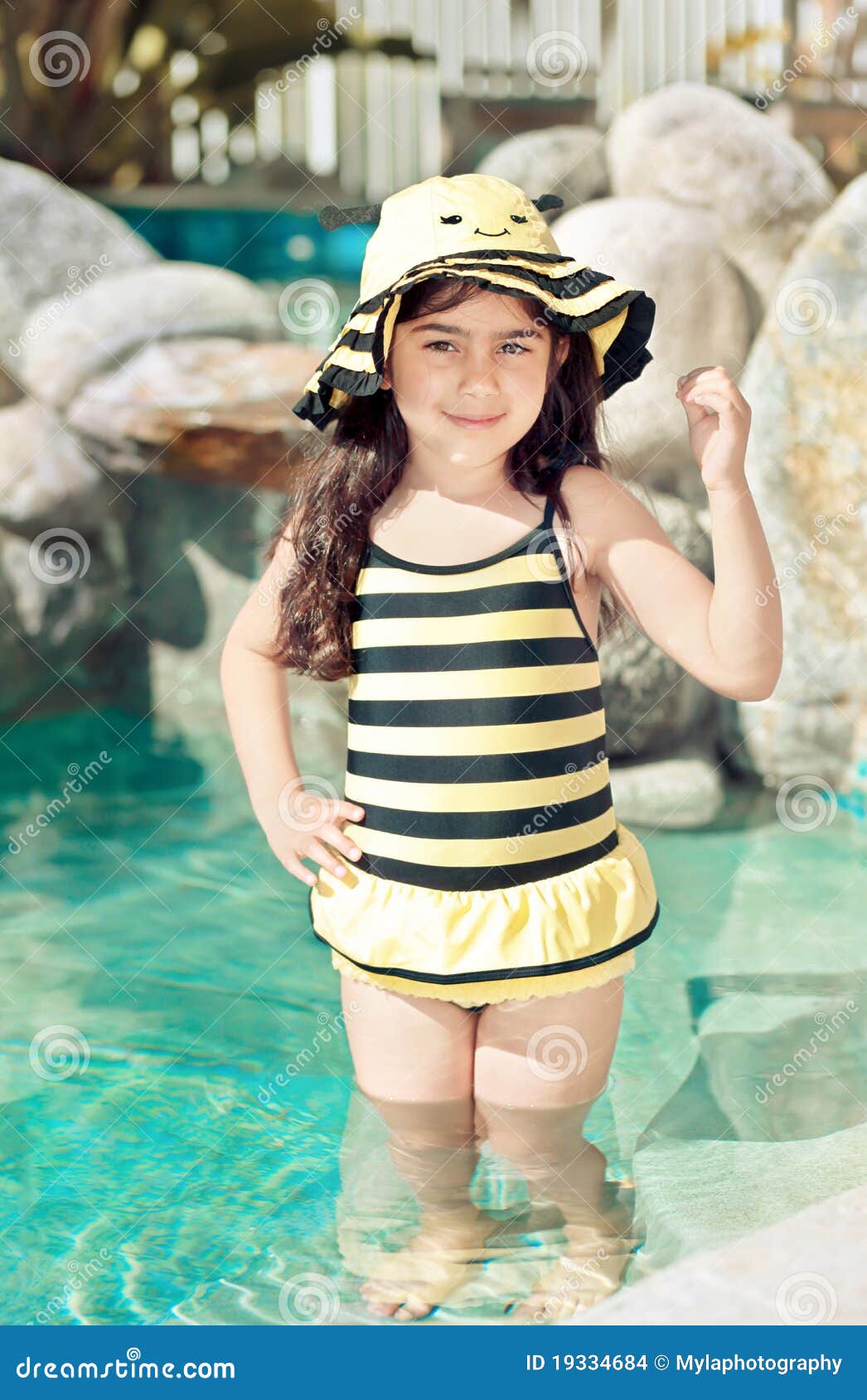 Bumble Bee Swim Suit Picture. Image: 19334684