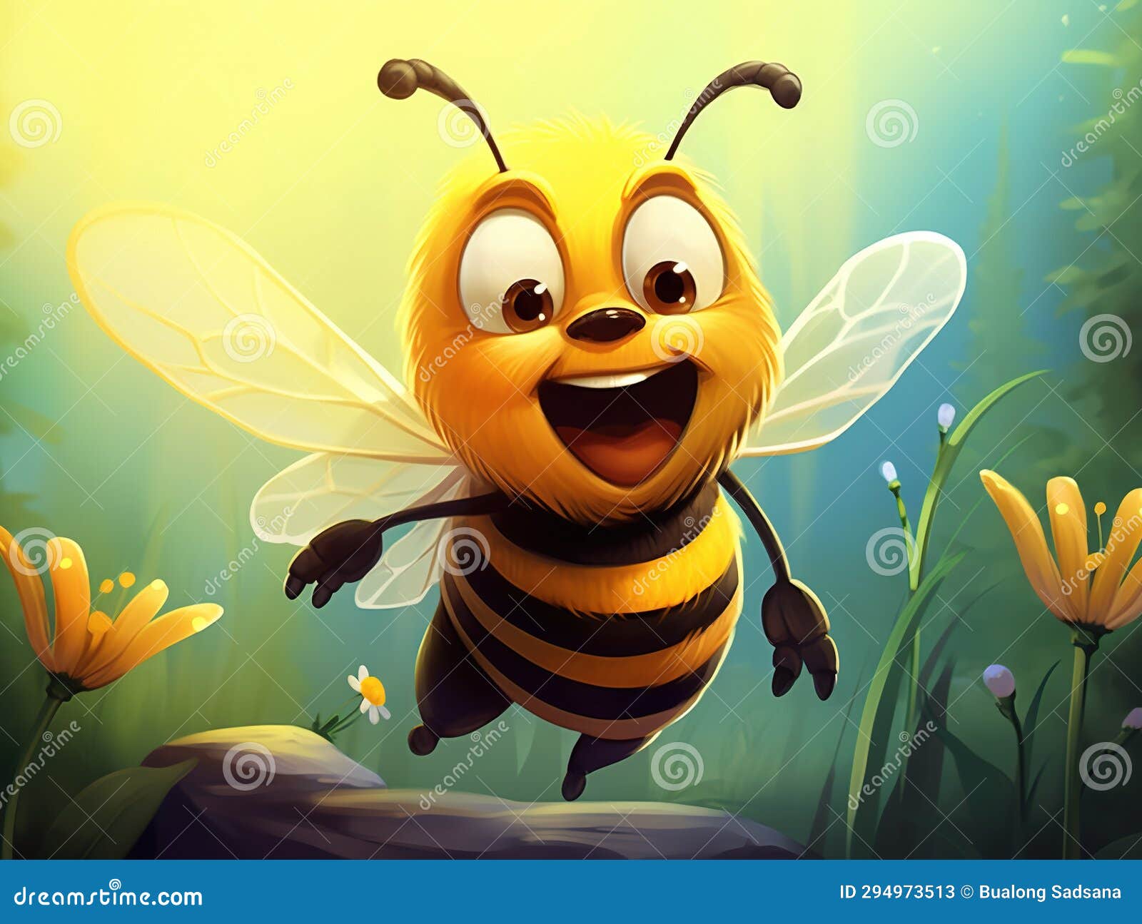 Bumblebee Made with Generative AI Illustration Stock Illustration ...