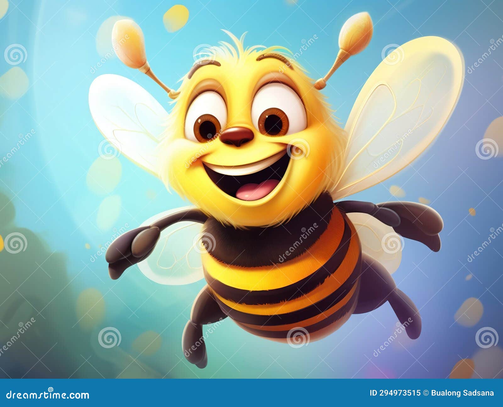 Bumblebee Made with Generative AI Illustration Stock Illustration ...