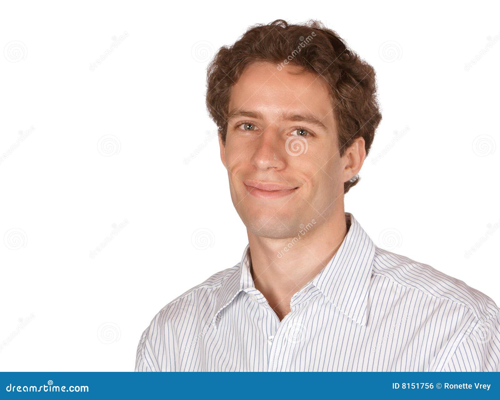 Bumbling smile stock photo. Image of adult, brown, single - 8151756